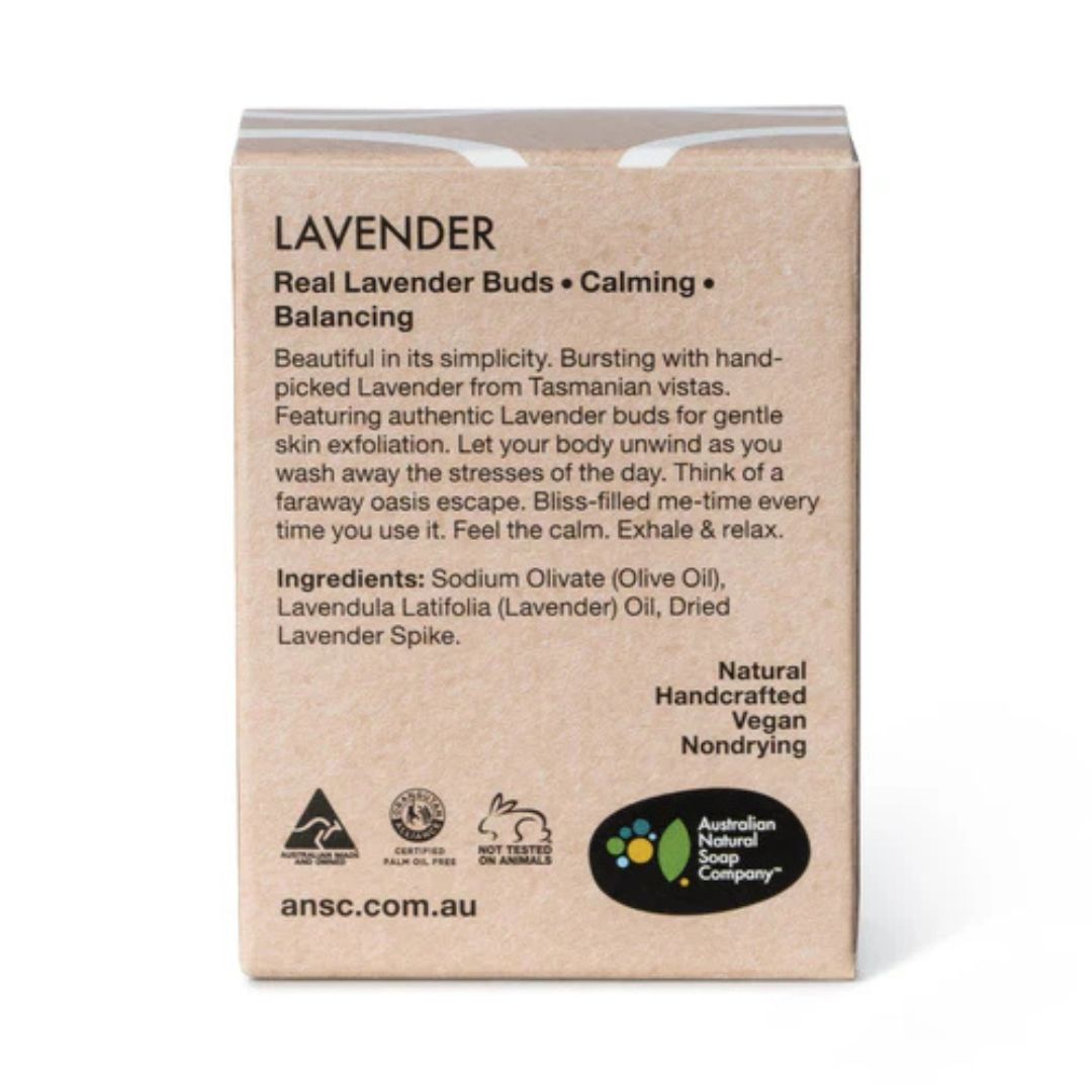 Australian Natural Soap Co - Soap Bar LAVENDER – Natural Good Life