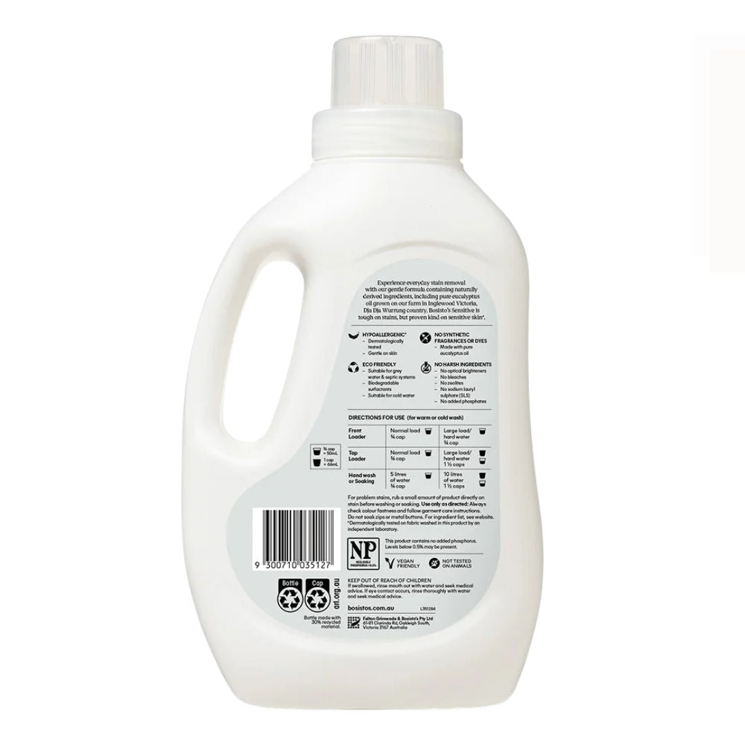 Bosisto's - Sensitive Laundry Liquid 1.2L – Natural Good Life