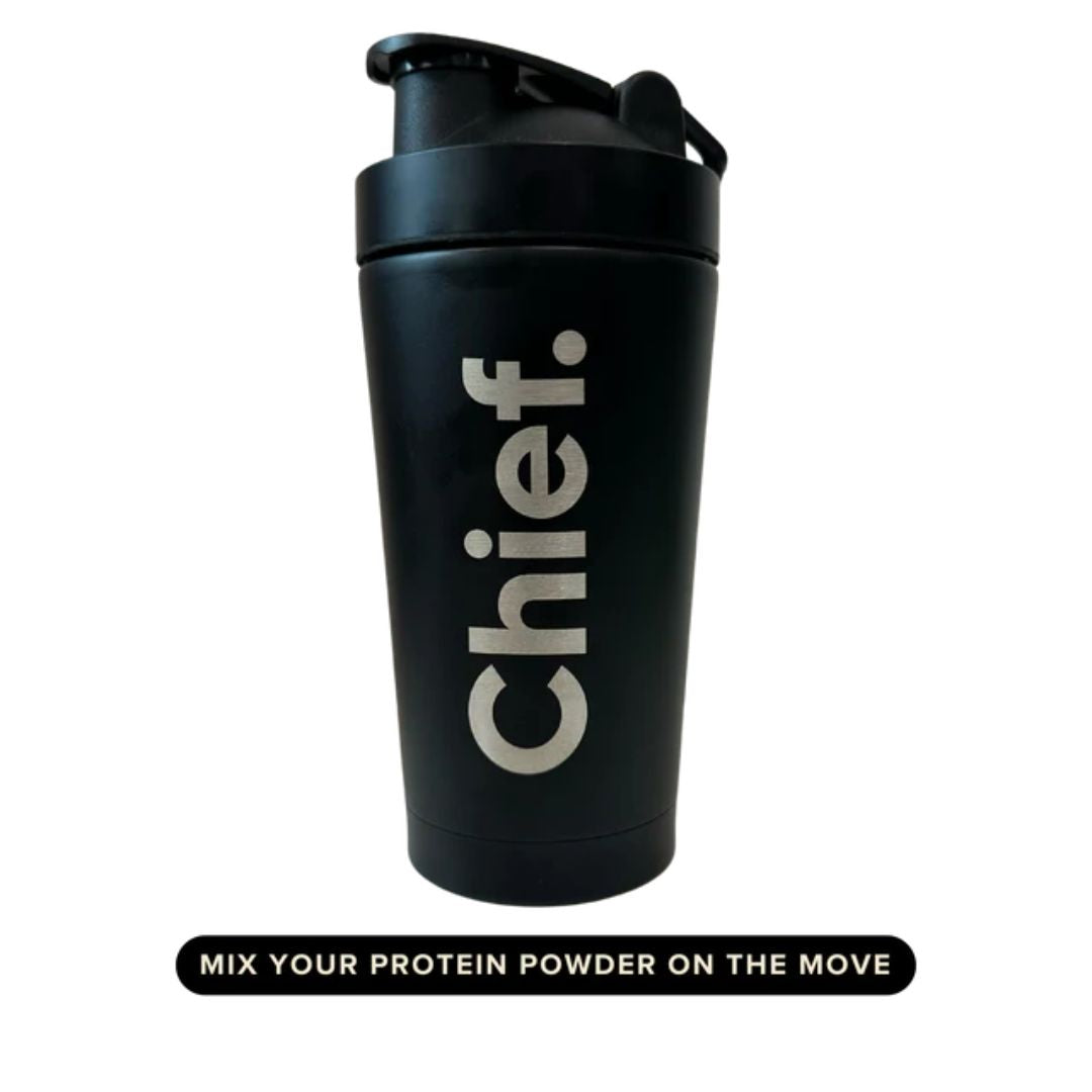 Chief. - Stainless Steel Protein Shaker 500mL – Natural Good Life
