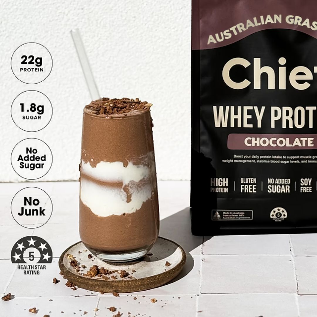 Chief. - Grass-fed Whey Protein Powder SMOOTH CHOCOLATE – Natural Good Life
