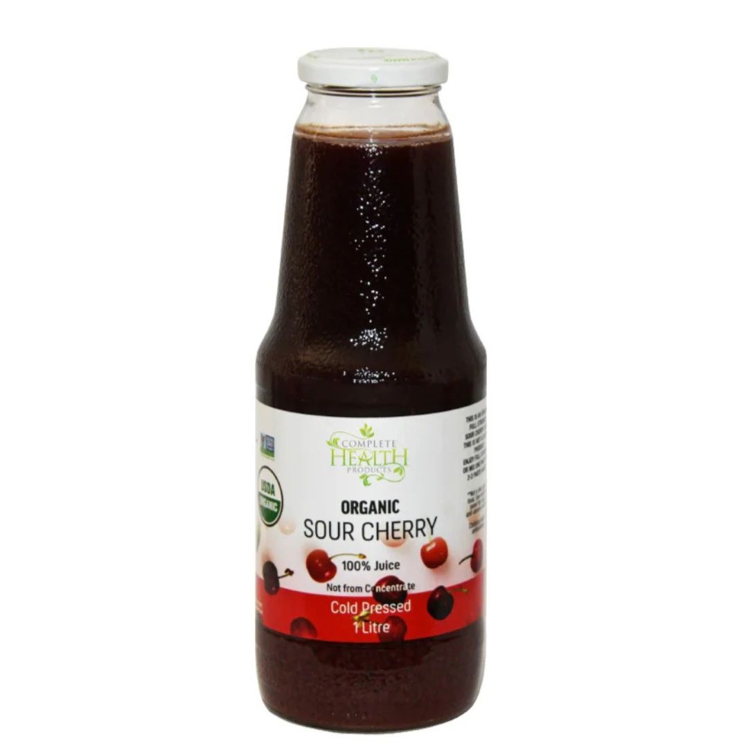 Complete Health Products - 100% Sour Cherry Juice Organic 1L – Natural ...