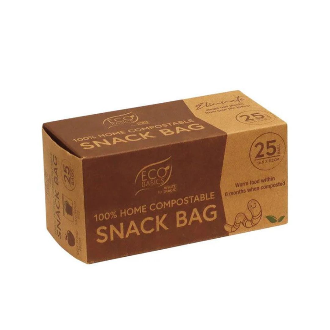 Eco Basics - 100% Home Compostable SNACK Bags – Natural Good Life