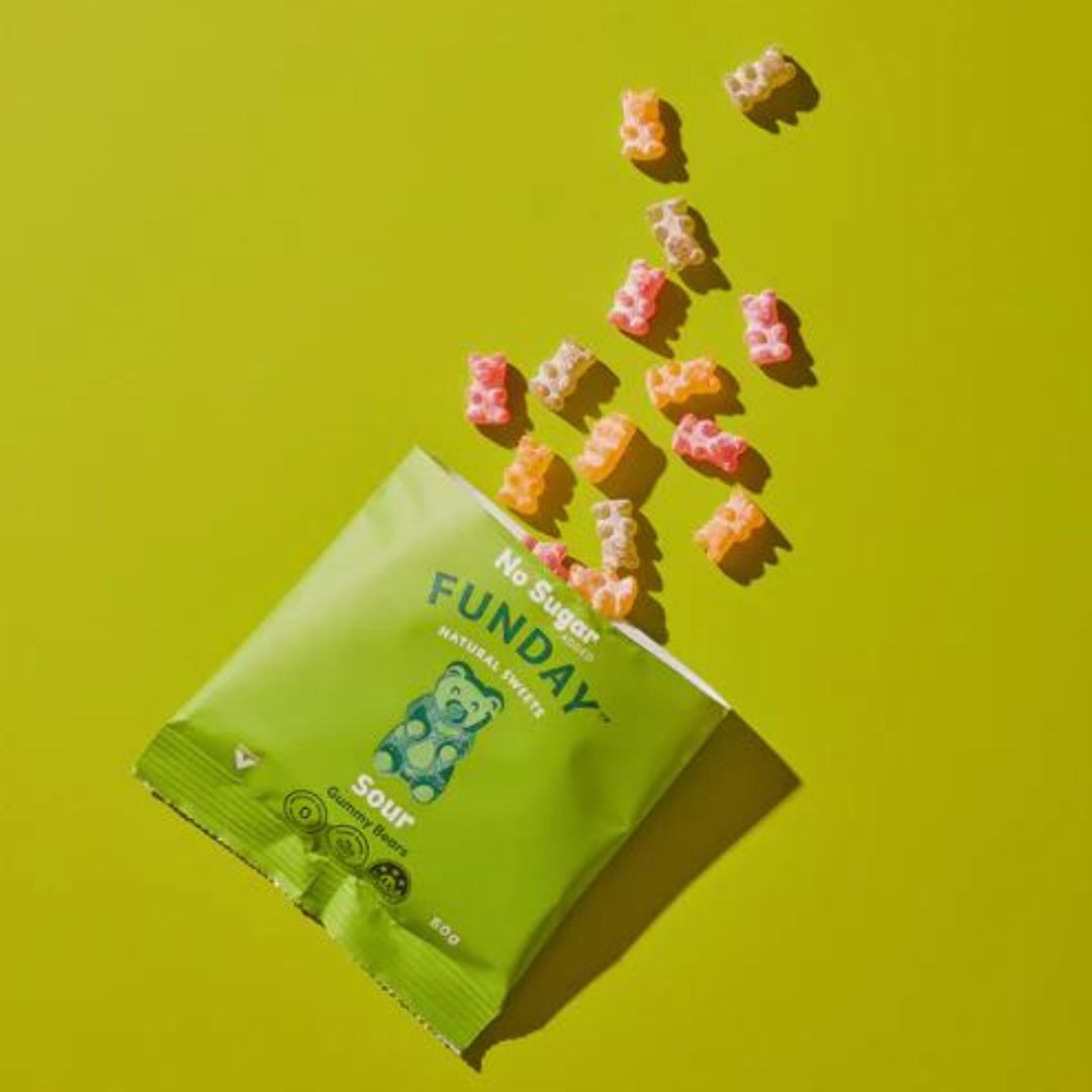 Funday Sweets - Sour Vegan Gummy Bears | 50g – Natural Good Life