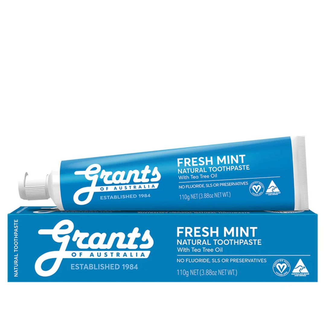 Grants of Australia - Fresh Mint Fluoride Free Toothpaste – Natural ...