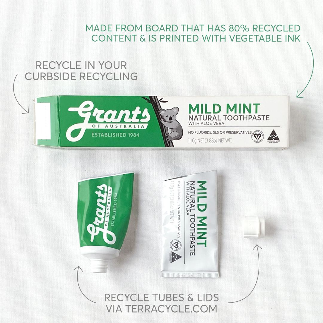 Grants of Australia - Cinnamon Fluoride Free Toothpaste – Natural Good Life