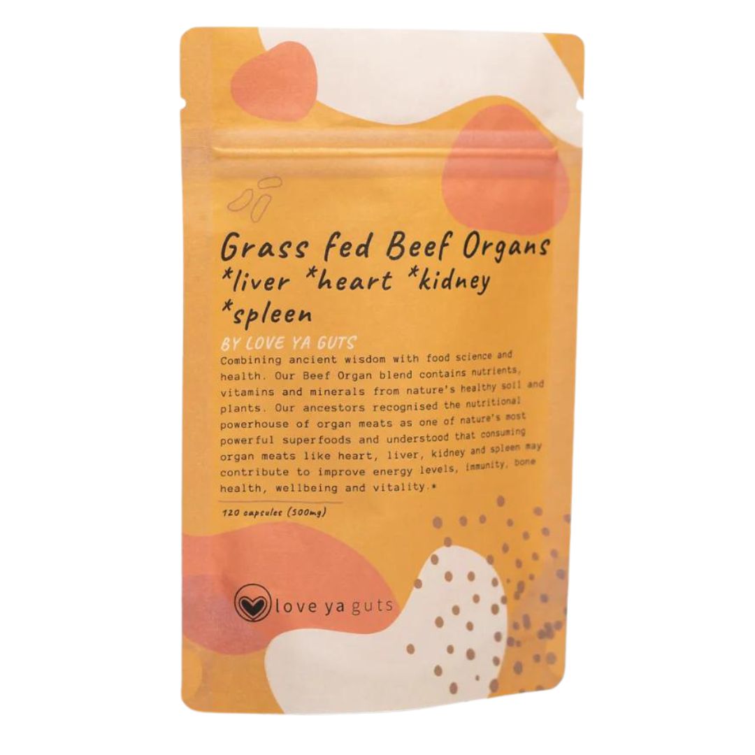 Love Ya Guts - BEEF ORGAN MULTI CAPSULES- LIVER, HEART, KIDNEY, SPLEEN ...