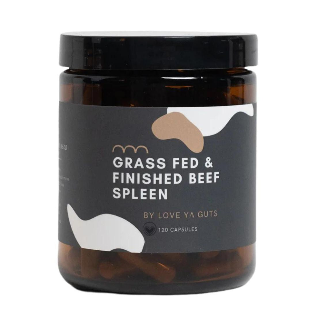 Love Ya Guts - GRASSFED BEEF SPLEEN CAPSULES (120 Capsules) – Natural ...