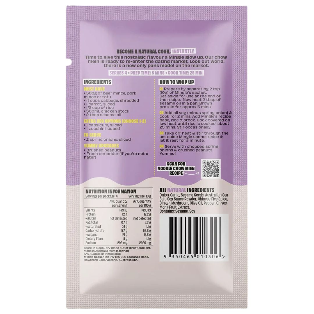 Mingle - Chow Mein Recipe Base – Natural Good Life