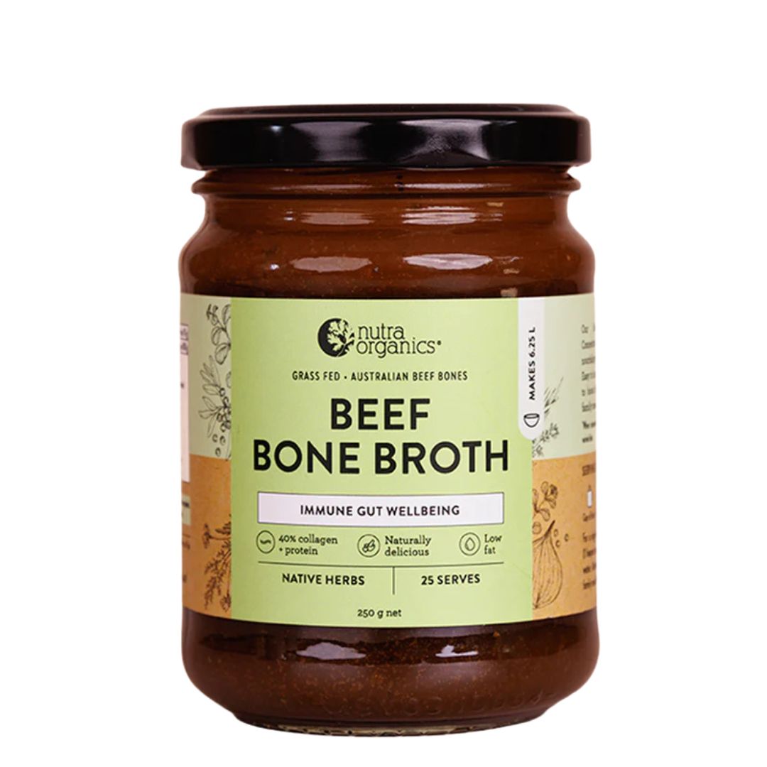 Nutra Organics - Beef Bone Broth Concentrate NATIVE HERBS – Natural ...