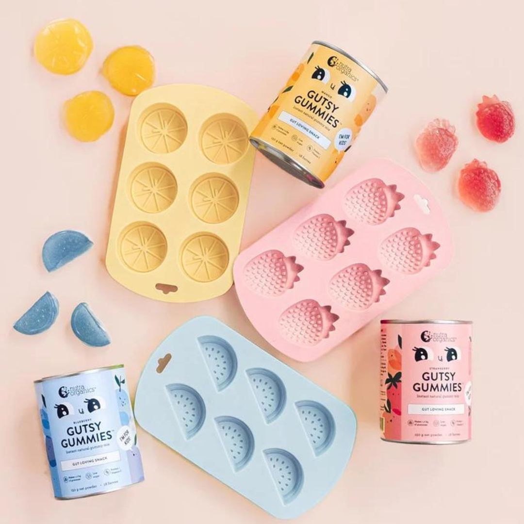 Nutra Organics - Fruit Gummy Moulds 3 PACK – Natural Good Life