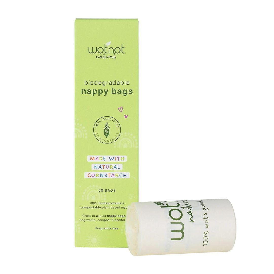 Wotnot - Biodegradable Nappy Bags - 50 pack – Natural Good Life