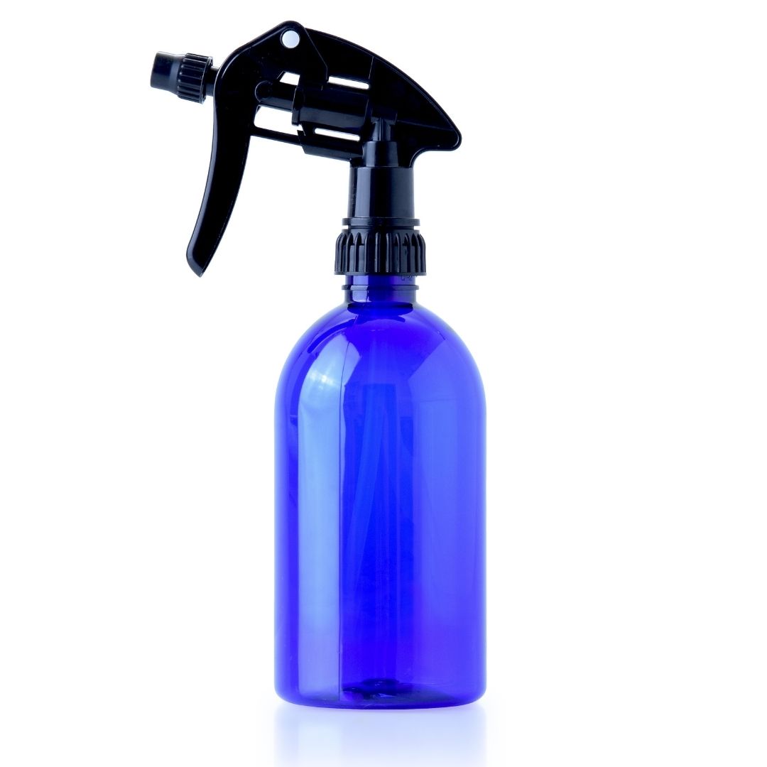 500ml Cobalt Blue PET Plastic Spray Bottle (Squat Boston) – Natural ...
