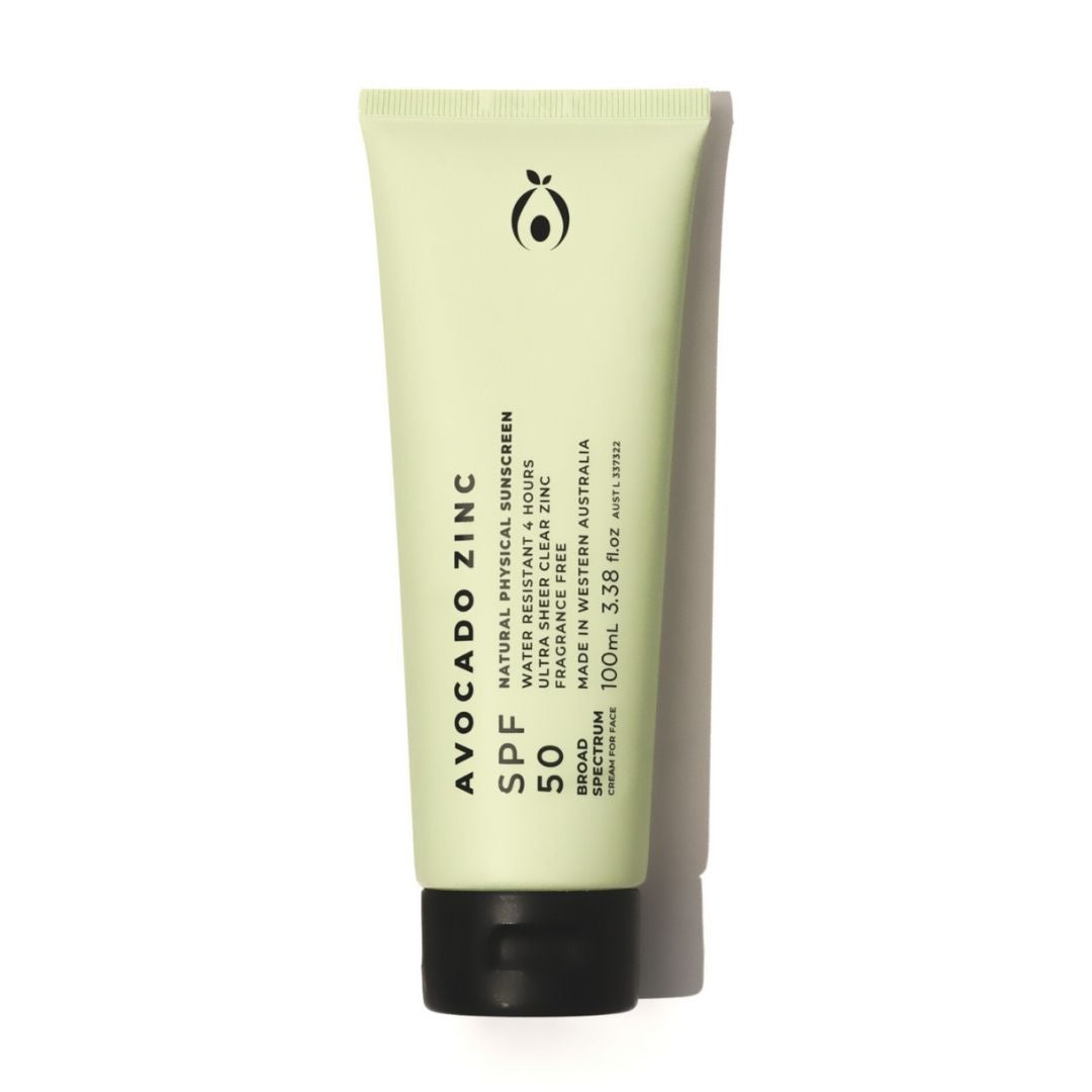 Avocado Zinc - SPF 50 Natural Physical Sunscreen | 100ml – Natural Good ...