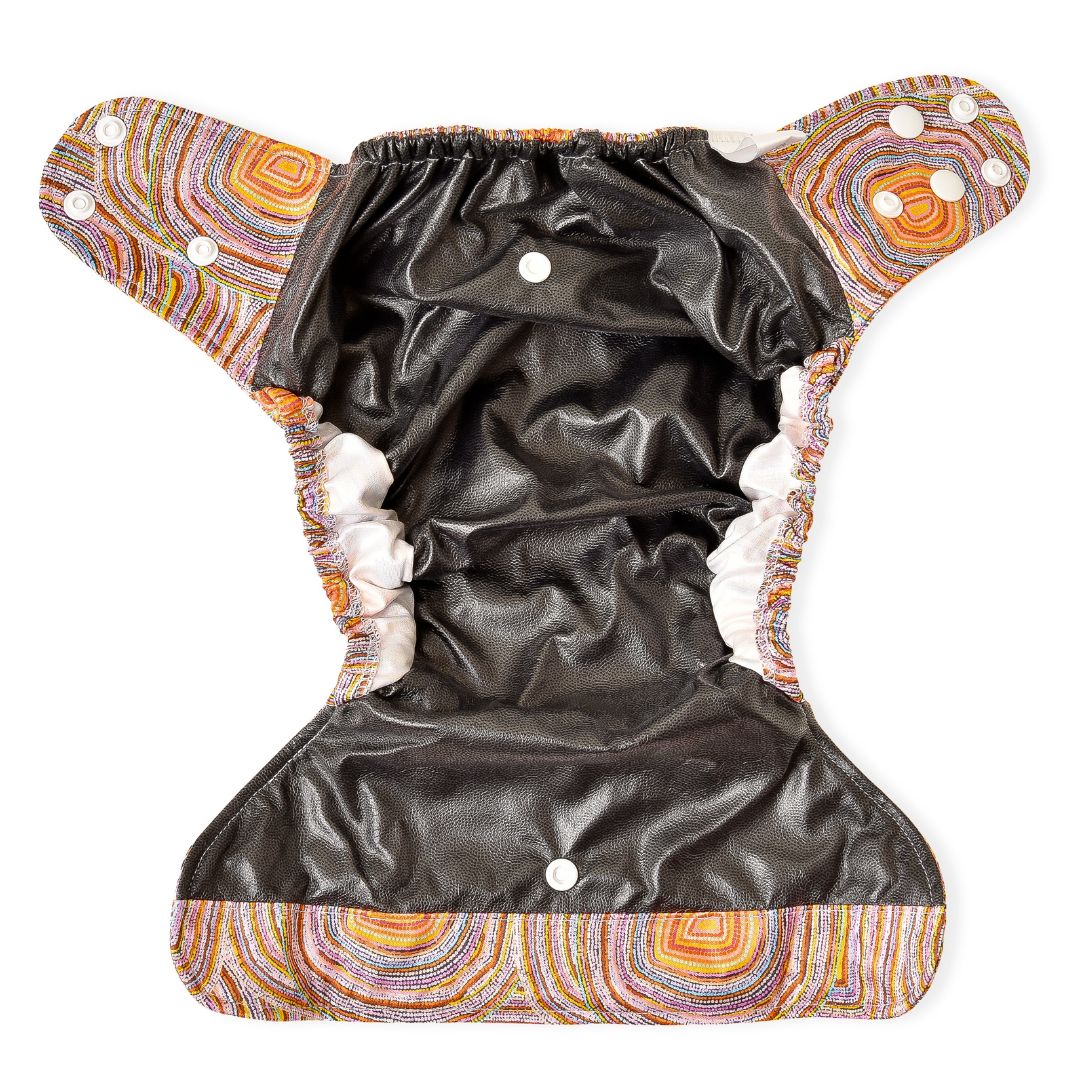 Bare and Boho - Reusable Cloth Nappy NEWBORN (Australiana Design ...