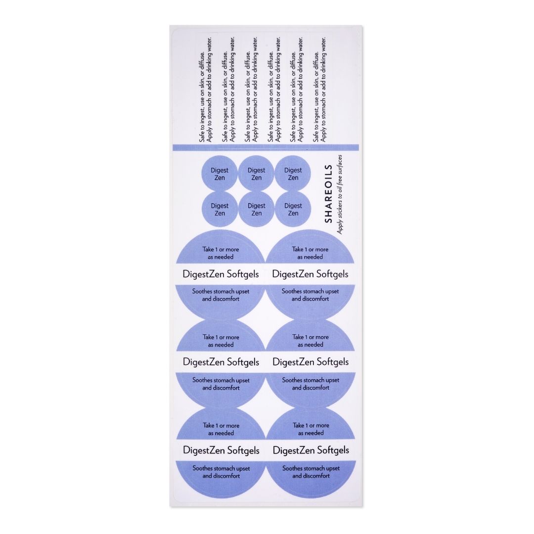 DigestZen Sample Stickers – Natural Good Life