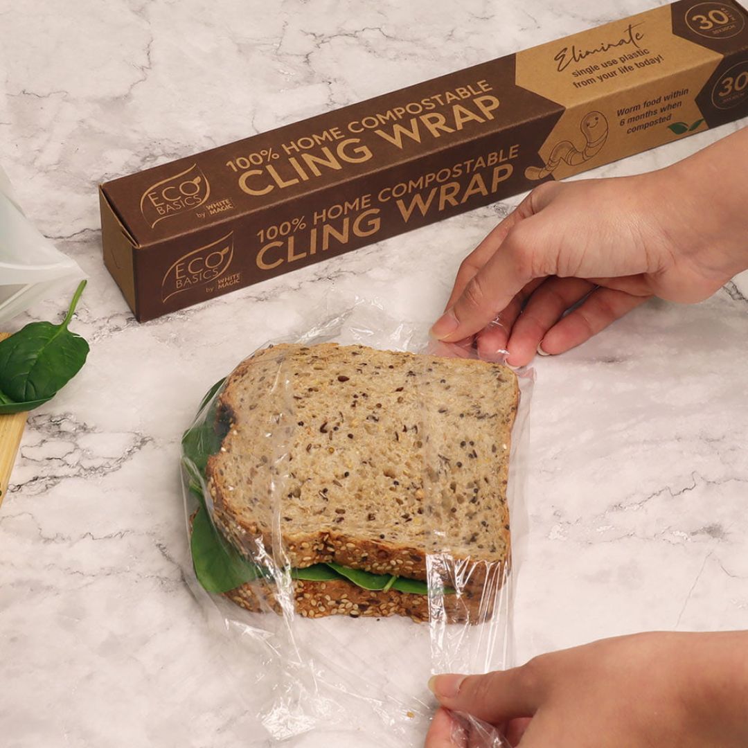 Eco Basics - 100% Home Compostable Cling Wrap 30m – Natural Good Life