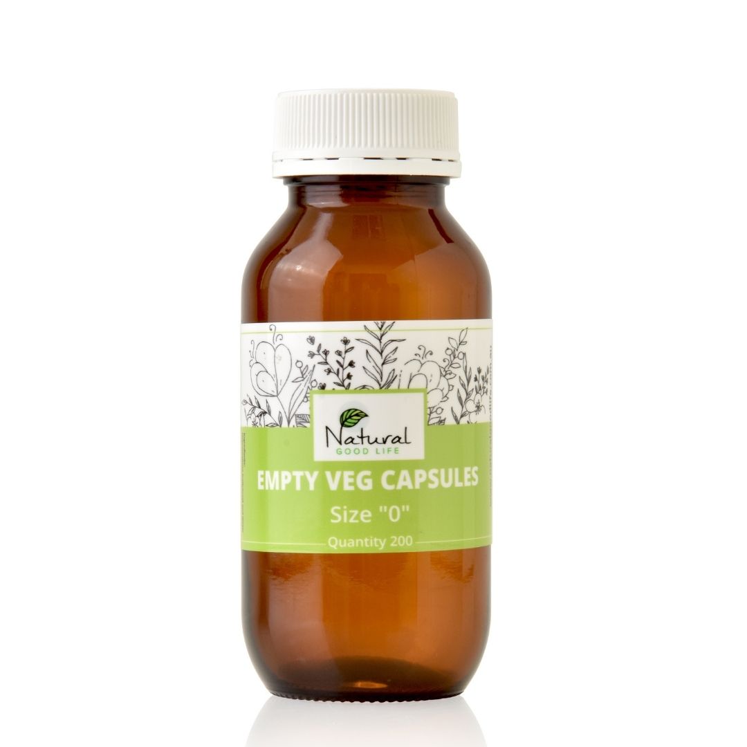 Empty Vegetable Capsules – Size ‘0’ – Natural Good Life