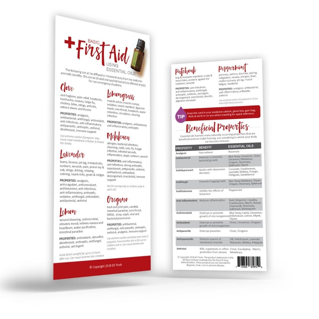 First Aid Rack Cards – Natural Good Life