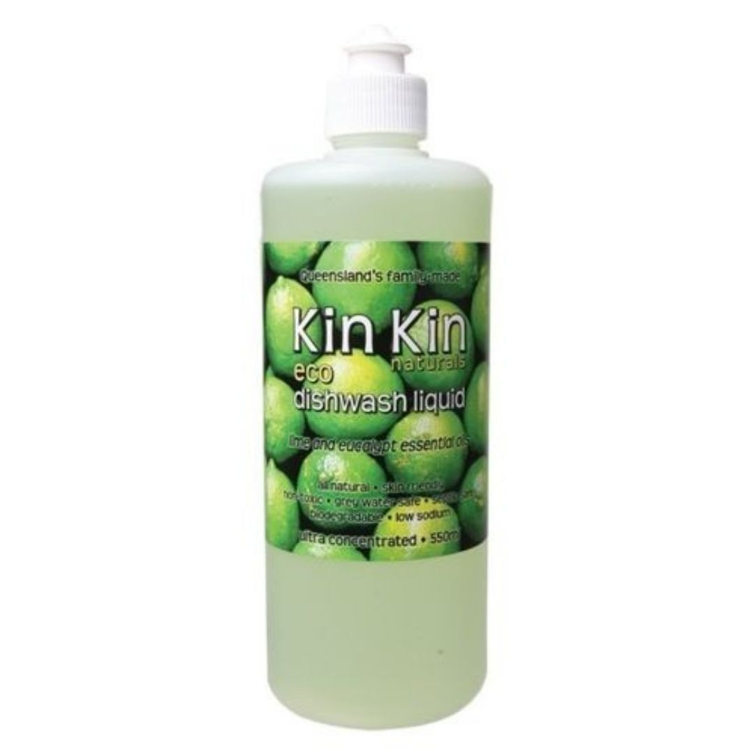 Kin Kin Naturals - Dishwashing Liquid | Lime & Eucalyptus Essential Oi ...