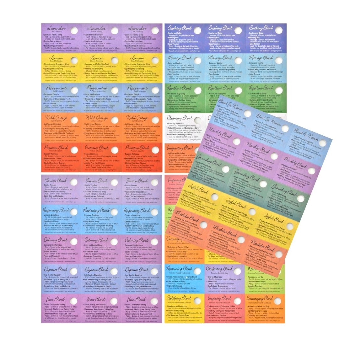 Sample Cards - Pack of 5 sheets – Natural Good Life