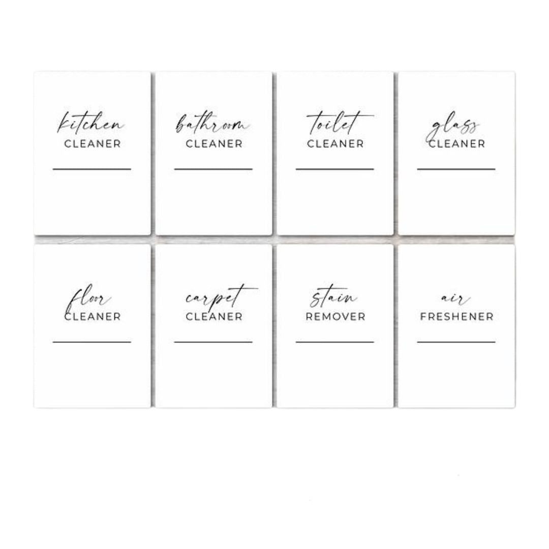 Label Lane Label Set - Simple White – Natural Good Life