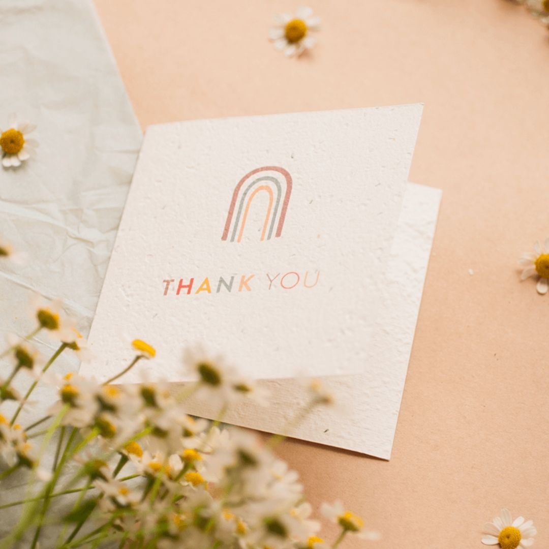 Thank You Plantable Greeting Card – Natural Good Life