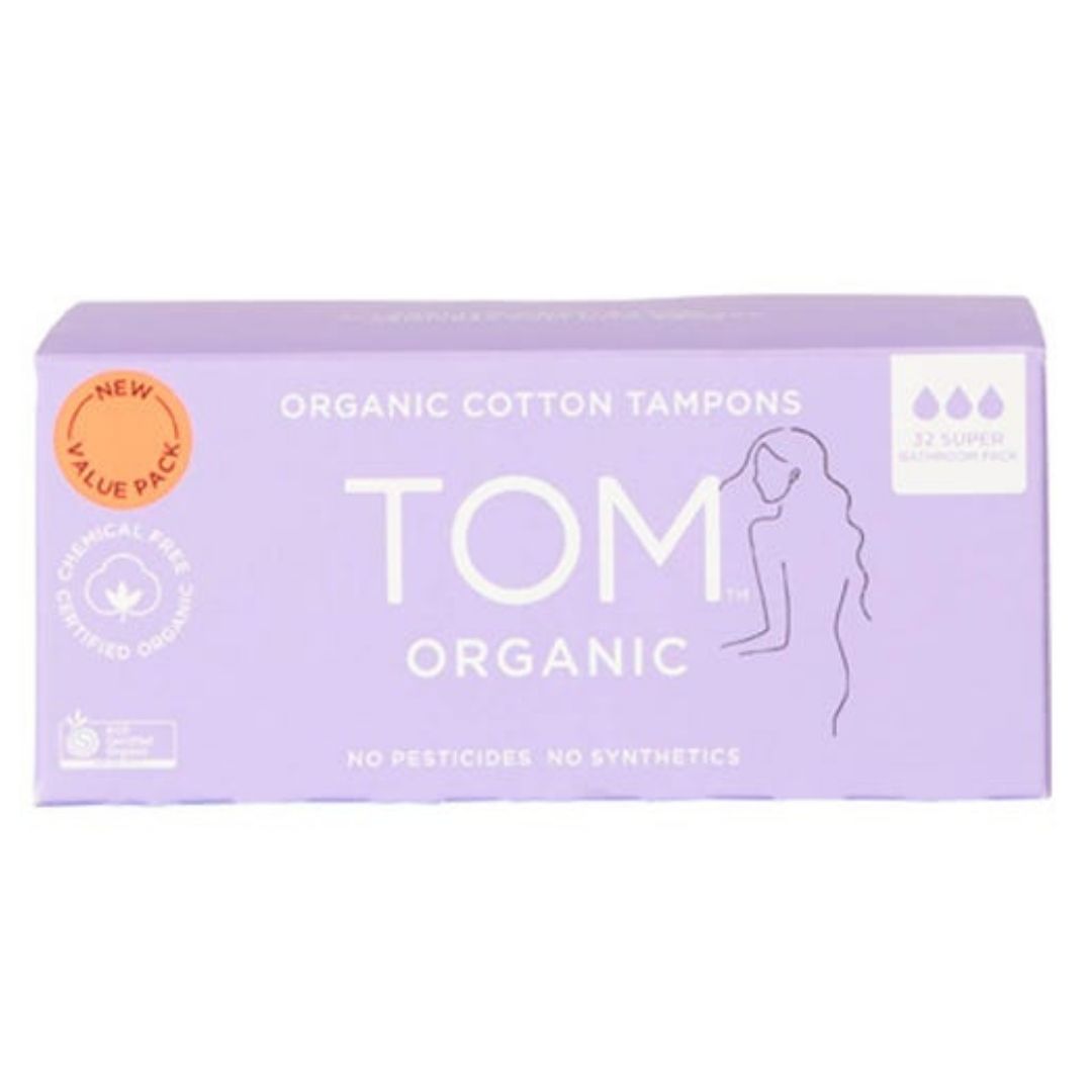 TOM Organic - Super Tampons 32 Pack – Natural Good Life