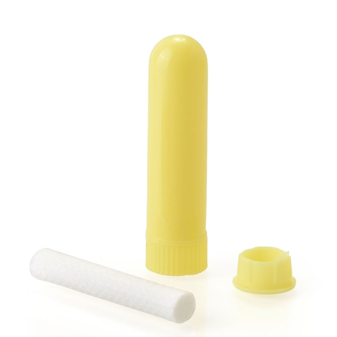 Plastic Nasal Inhaler - Yellow – Natural Good Life